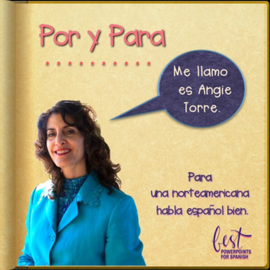 Spanish Por vs. para PowerPoint - Best PowerPoints for Spanish Class