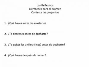 Reflexive Verbs Activities and TPR Story for Spanish Two and Three