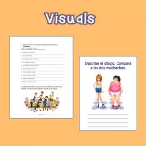 Interactive Notebook and Google Drive Activities for Spanish Three