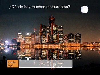 Spanish Places Los lugares Google Drive Activity - Best PowerPoints