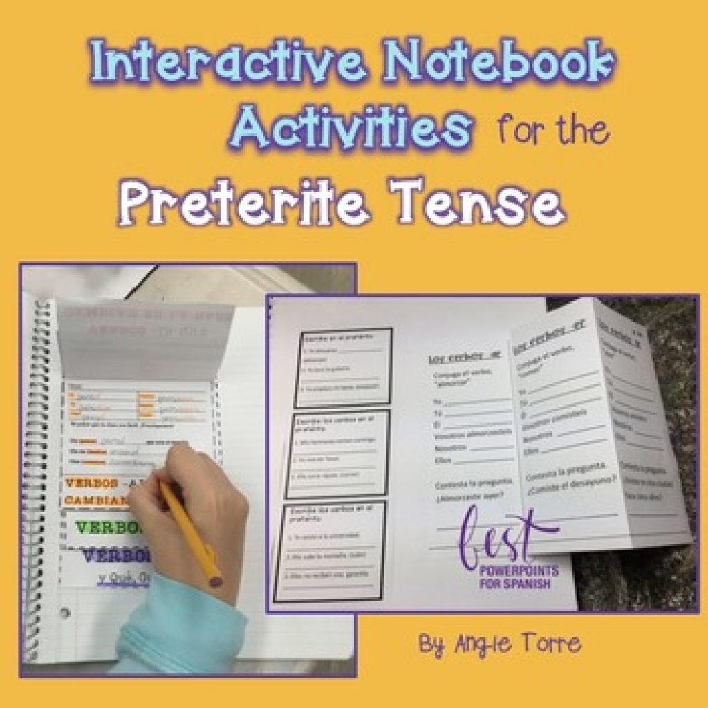 Spanish Interactive Notebook Activities for the Preterite Tense