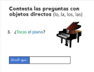 Spanish Direct Object Pronouns Google Drive Activity - Best PowerPoints ...