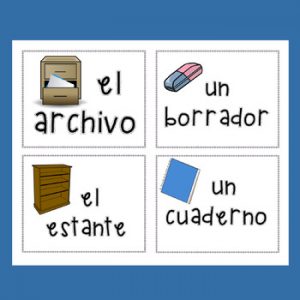 Spanish Classroom Objects Posters and Labels - Best PowerPoints