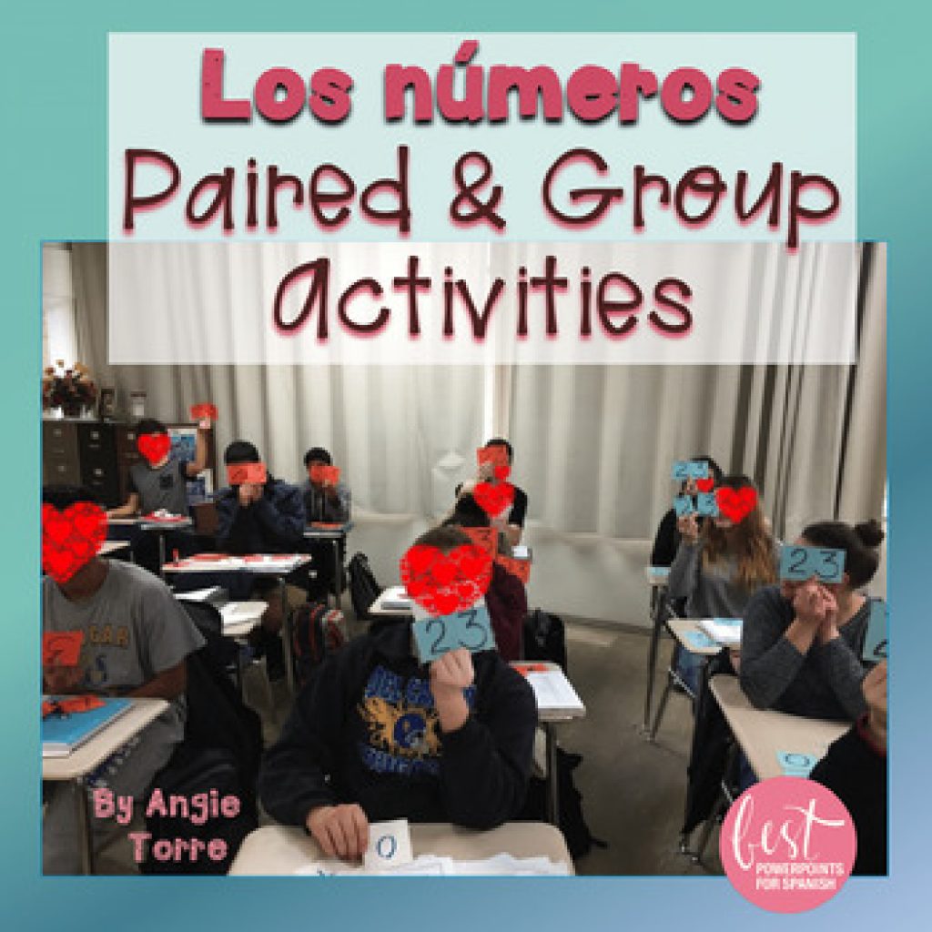 Spanish Numbers Los números Listening and Speaking Paired and Group ...