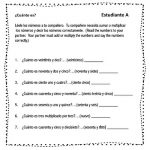 Spanish Numbers Los números Listening and Speaking Paired and Group ...