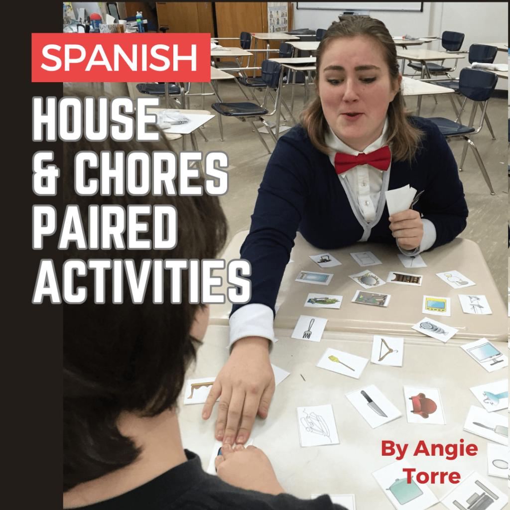 Spanish House and Chores Paired Activities - Best PowerPoints For Spanish