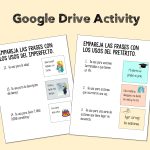 Spanish Preterite Imperfect Foldable Interactive Notebook Activities