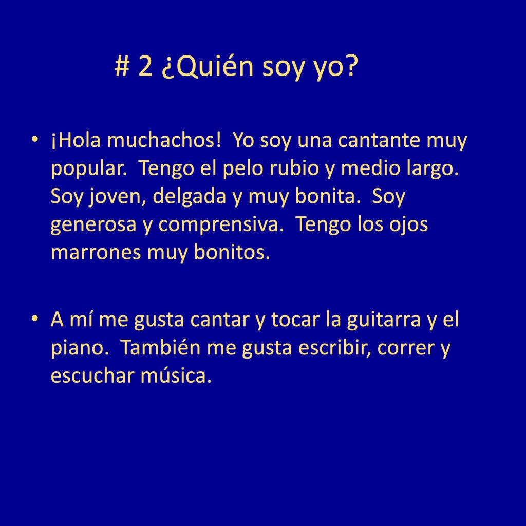 Spanish Adjectives- The Dating Game - Best PowerPoints