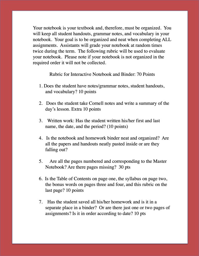 Interactive Notebooks: 7 Ways to Use Them in the World Language Classroom