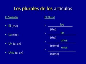 Spanish Plurals Los plurales PowerPoint and Interactive Notebook Activity