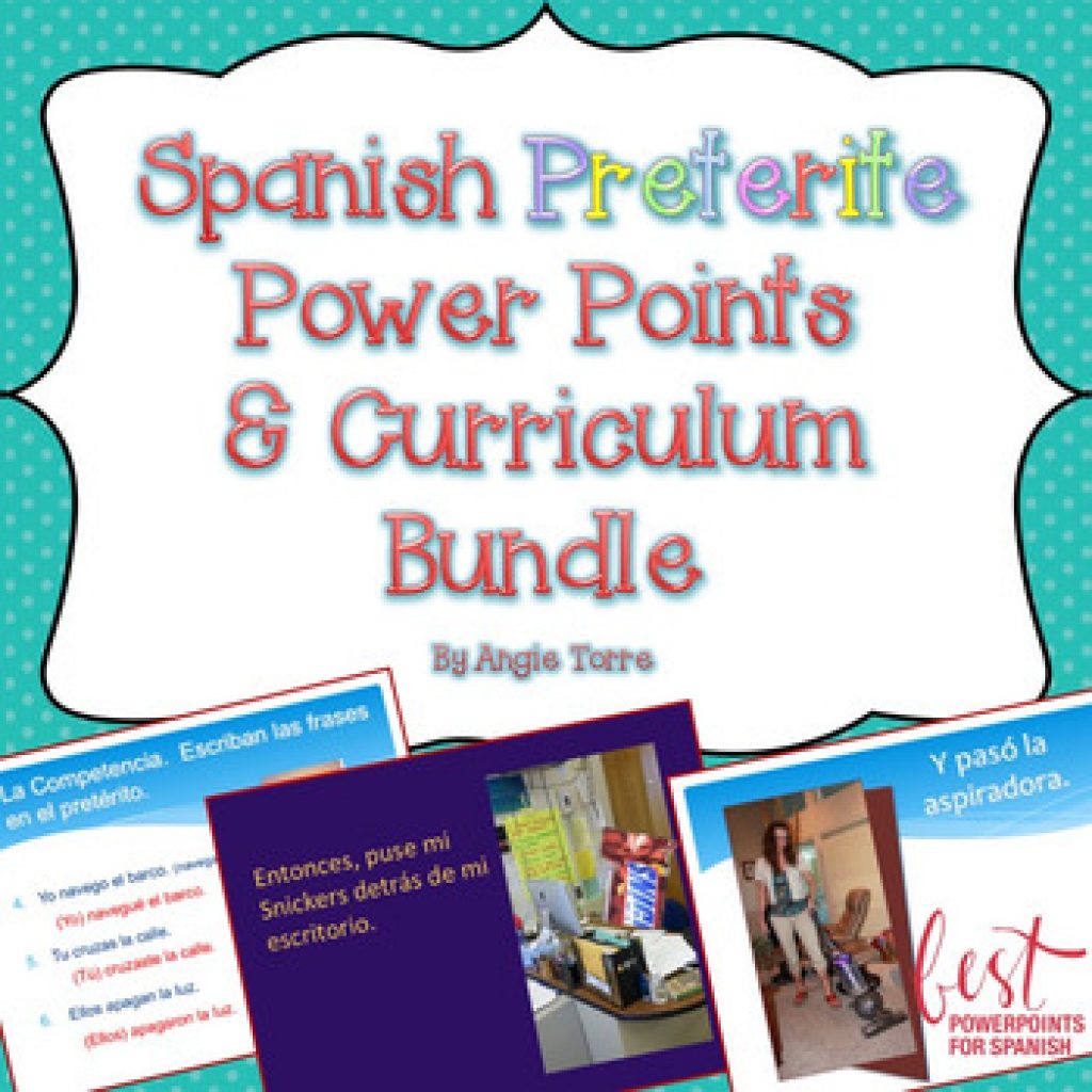 Spanish Preterite PowerPoints and Curriculum Bundle - Best PowerPoints