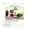 Spanish Prepositions PowerPoint and Curriculum Las preposiciones