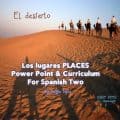 Spanish Places Los lugares PowerPoint and Curriculum