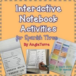Interactive Notebook and Google Drive Activities for Spanish Three