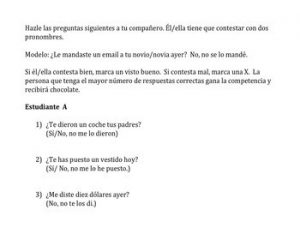 Spanish Double Object Pronoun Game - Best PowerPoints