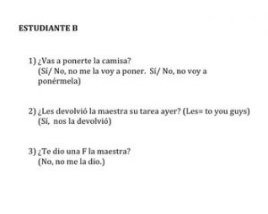 Spanish Double Object Pronoun Game FREE - Best PowerPoints