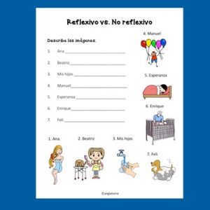 Spanish Reflexive Verbs Interactive Notebook Activities - Best PowerPoints