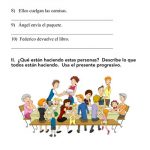 Spanish Interactive Notebook Activity for the Progressive Tense