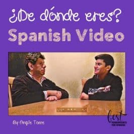 Spanish Resources and Materials Spanish Grammar PowerPoint videos