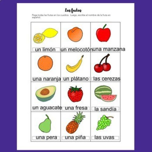 Spanish Food La comida Interactive Notebook Activities - Best PowerPoints