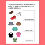 Spanish Clothing Interactive Notebook and Google Drive Activities La ropa