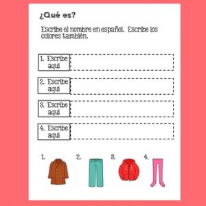 Spanish Clothing Interactive and Google Drive Activities - Best PowerPoints