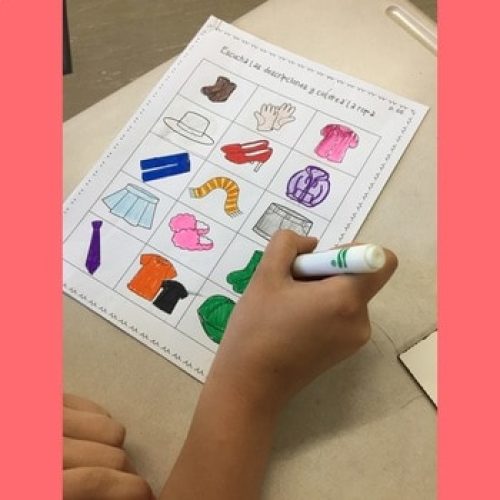 Spanish Clothing La ropa Interactive Notebook Activities Digital