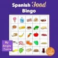 Spanish Food La comida Bingo - Best PowerPoints for Spanish