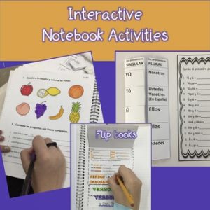 Spanish One and Two Lesson Plans and Curriculum for an Entire Year