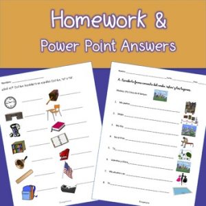 Spanish One, Two, and Three Lesson Plans and Curriculum