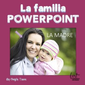 Spanish Family La familia PowerPoint and Interactive Notebook Activity