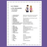 Spanish One Student Handouts or Cheat-Sheets for an Entire Year