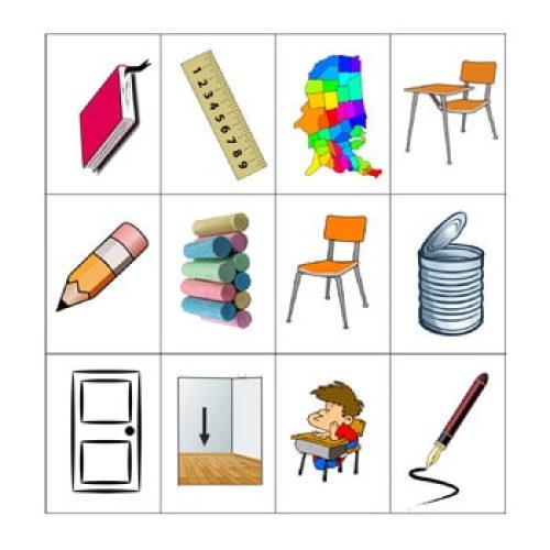 Spanish Classroom Objects Listening and Speaking Paired Activities