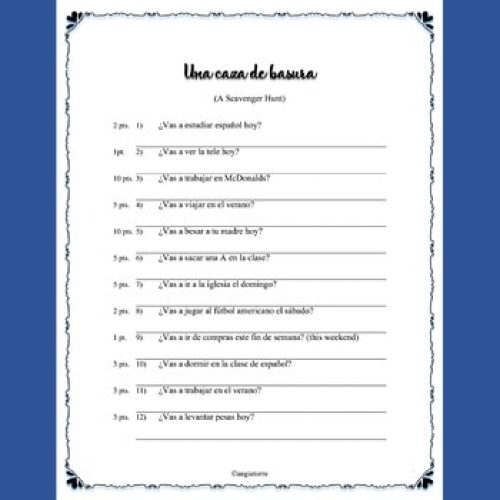 Spanish Ir and Places Speaking Activities - Best PowerPoints