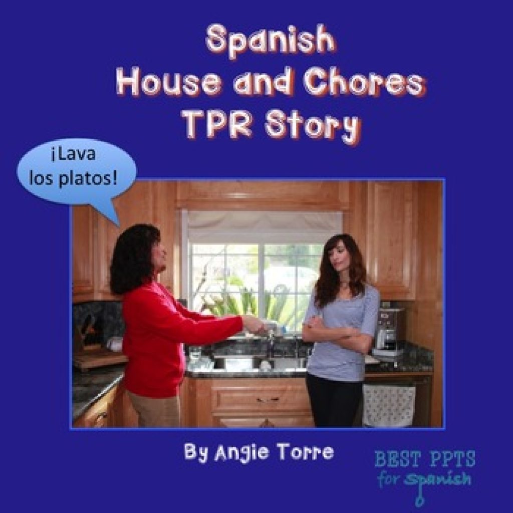 Spanish House and Chores TPR Story - Best PowerPoints