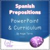 Spanish Prepositions PowerPoint and Curriculum Las preposiciones