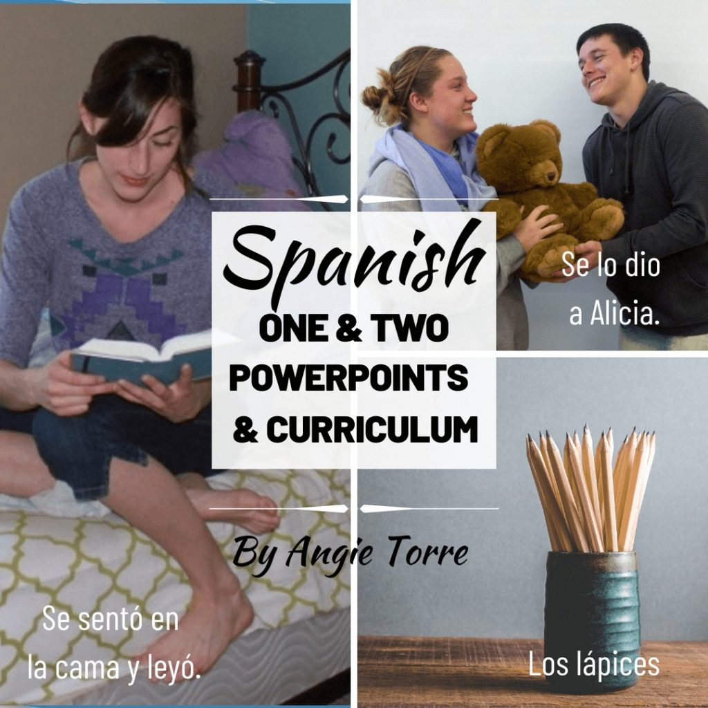 Spanish Resources and Materials Spanish Grammar PowerPoint videos
