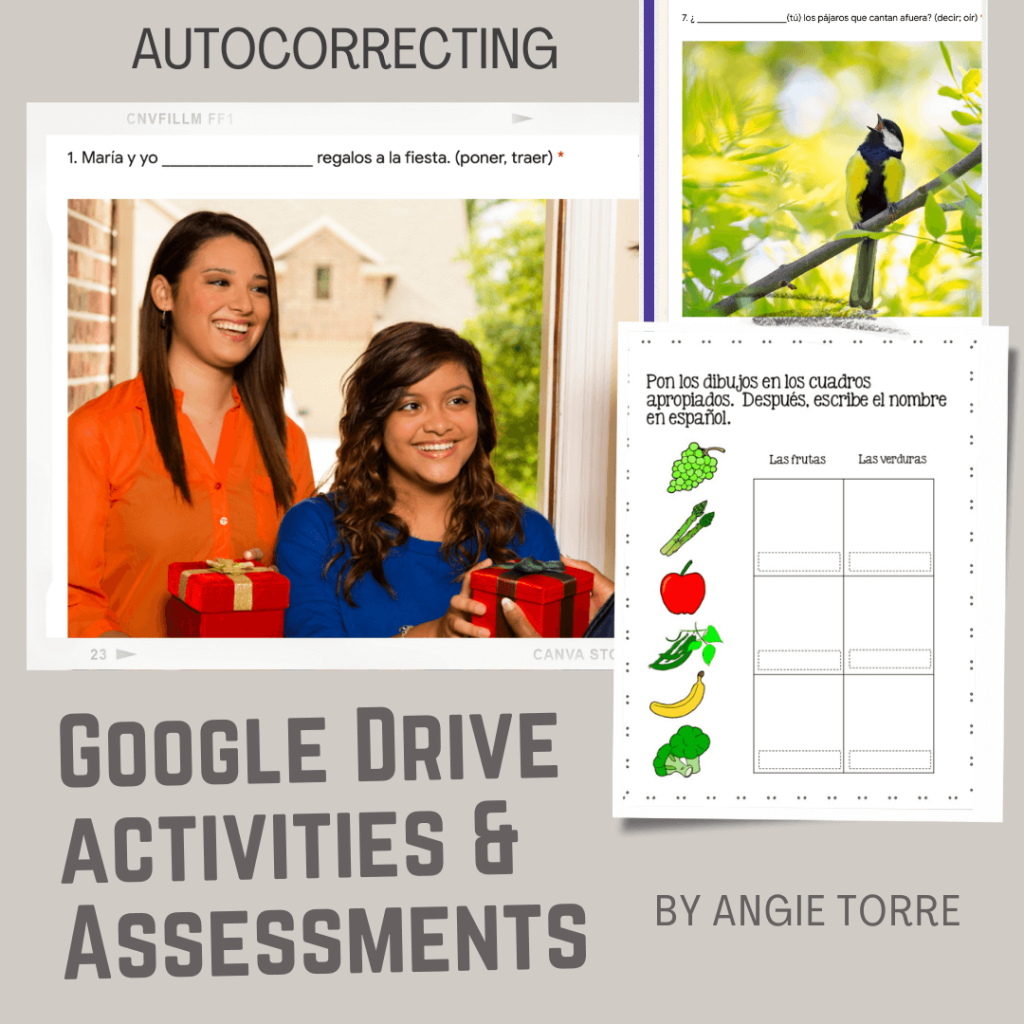 Spanish Interactive Notebook and Google Drive Activities Digital ...