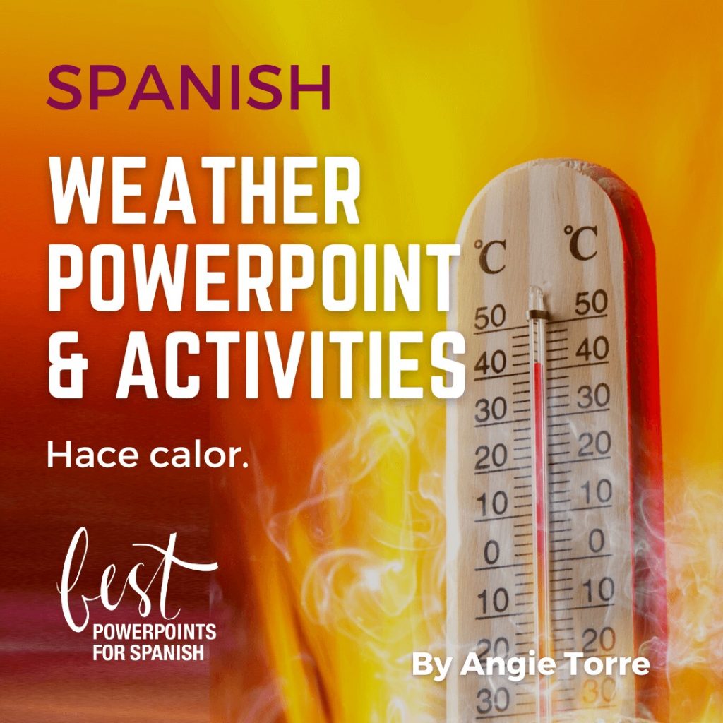 Spanish Weather PowerPoint And Interactive Notebook Activity Spanish Weather PowerPoint And Interactive Notebook Activity