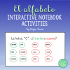 Spanish Alphabet El alfabeto Interactive Notebook Activities - Best ...