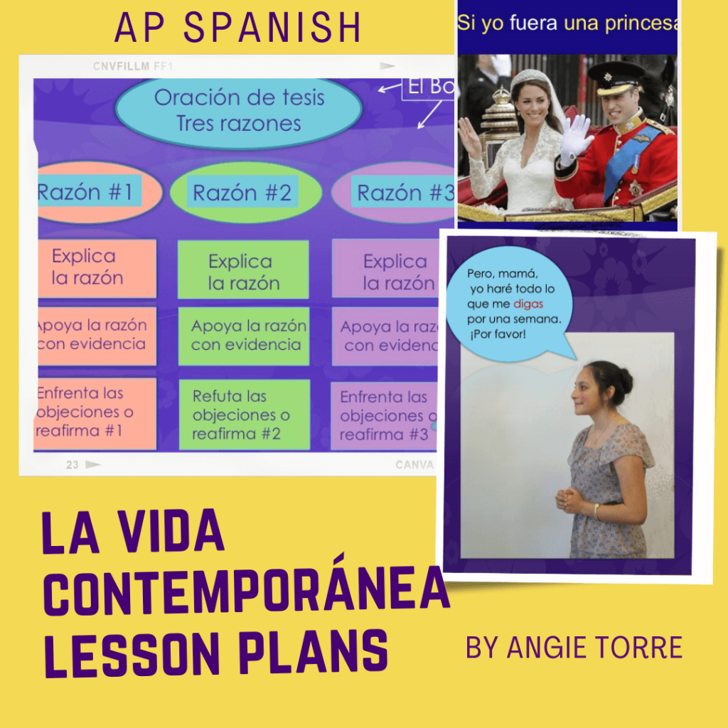 La vida contemporánea Lesson Plans and Curriculum for AP Spanish - Best ...