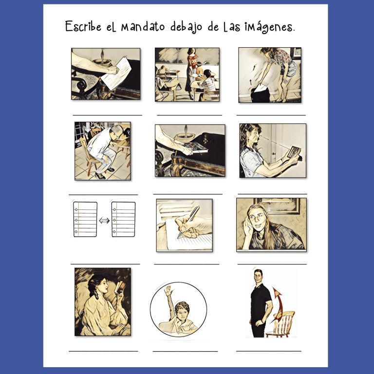 Spanish Commands Los mandatos Interactive Notebook Activities - Best ...