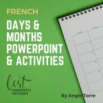 French Days and Months PowerPoint and Activities - Best PowerPoints for ...