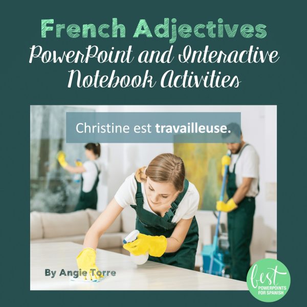 French Adjectives Les adjectifs PowerPoint and Interactive Notebook ...
