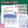 Spanish Tener Ser Paired and Group Speaking Activities - Best ...