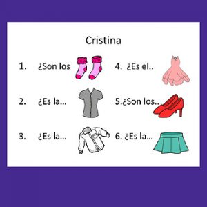 Spanish Possessive Adjectives Dice Game and Paired Speaking Activities ...