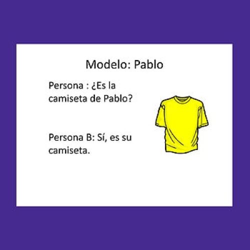 Spanish Possessive Adjectives Dice Game and Paired Speaking Activities ...