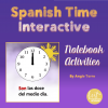 Telling Time in Spanish La hora Interactive Notebook Activities - Best ...
