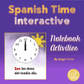 Spanish Time, La hora Interactive Notebook Activities - Best ...