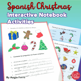 Spanish Christmas La Navidad Interactive Notebook Activities - Best ...